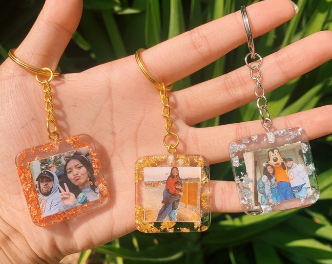 Resin Photo Keychain | Photo Keychain | Picture Keychain | Custom Photo ...