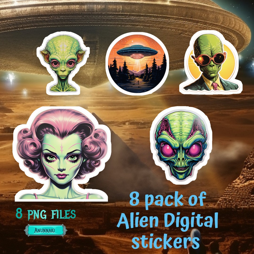 Alien Png Sticker Clipart Alien Invasion Area 51 We Are Not Alone ...