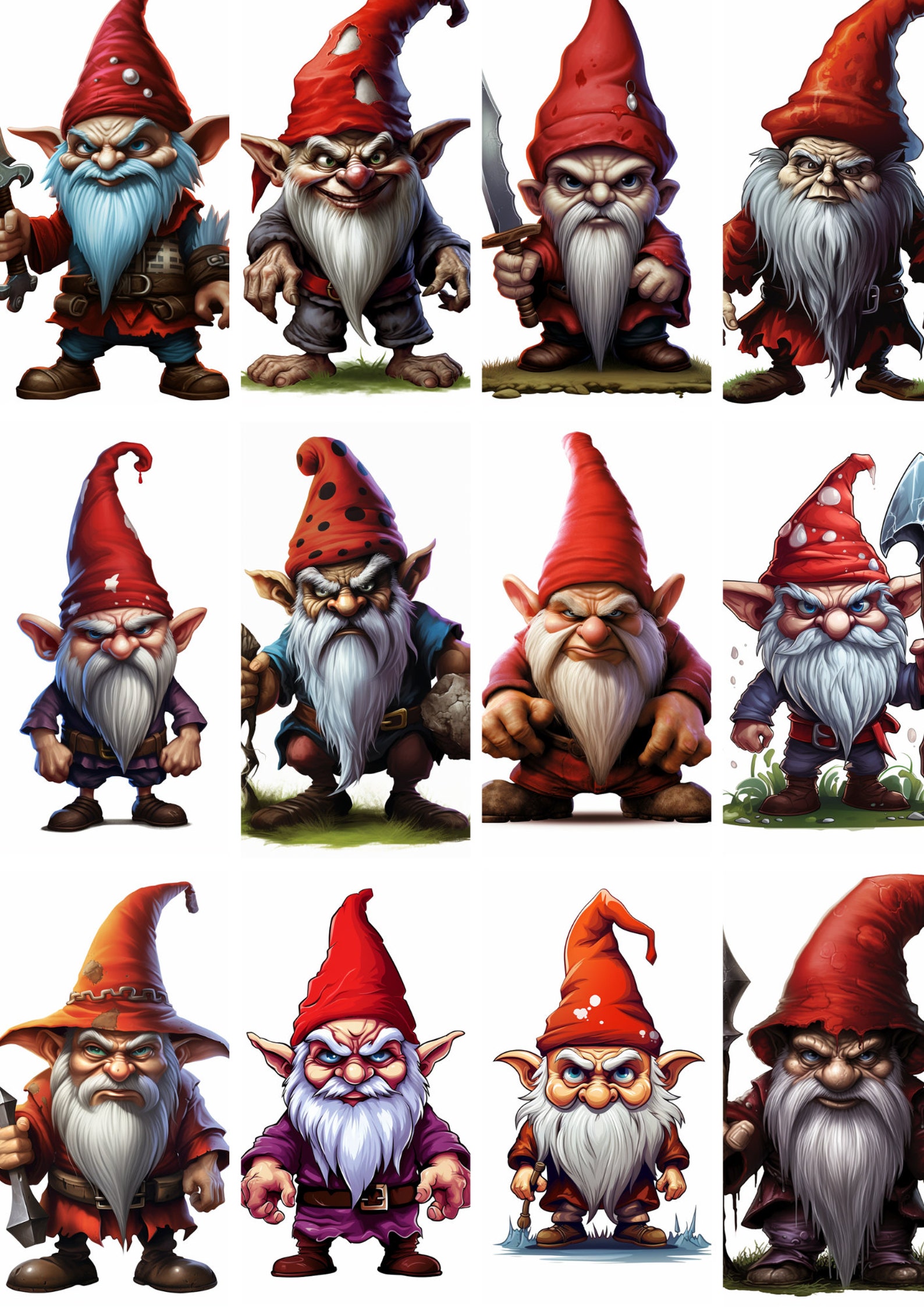 Angry Gnomes Clipart 10 Creepy Killer Gnomes Pmg Files Yard Gnome From ...
