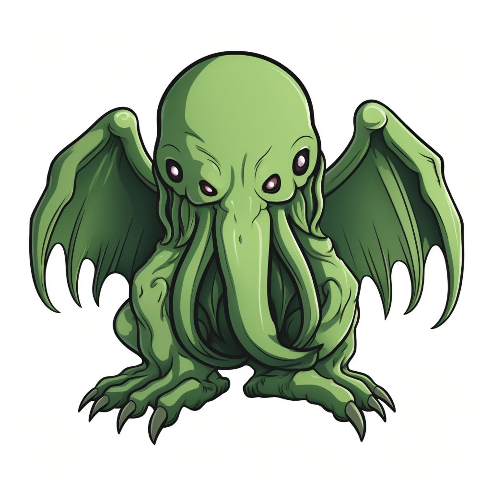 Cthulu Png Svg Bundle H.p. Lovecraft Clipart Cosmic Horror Junk Journal ...