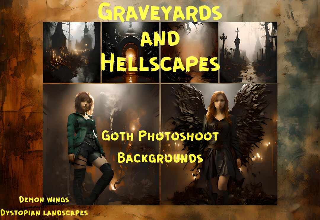 Creepy Halloween Backgrounds: 50+ Horror Photo Overlays (digital ...