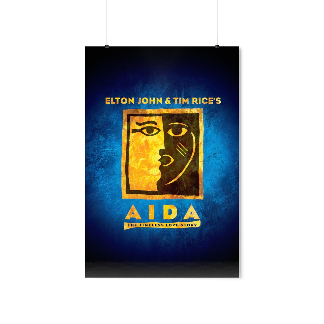 AIDA Musical Matte Poster Broadway Gift - Etsy