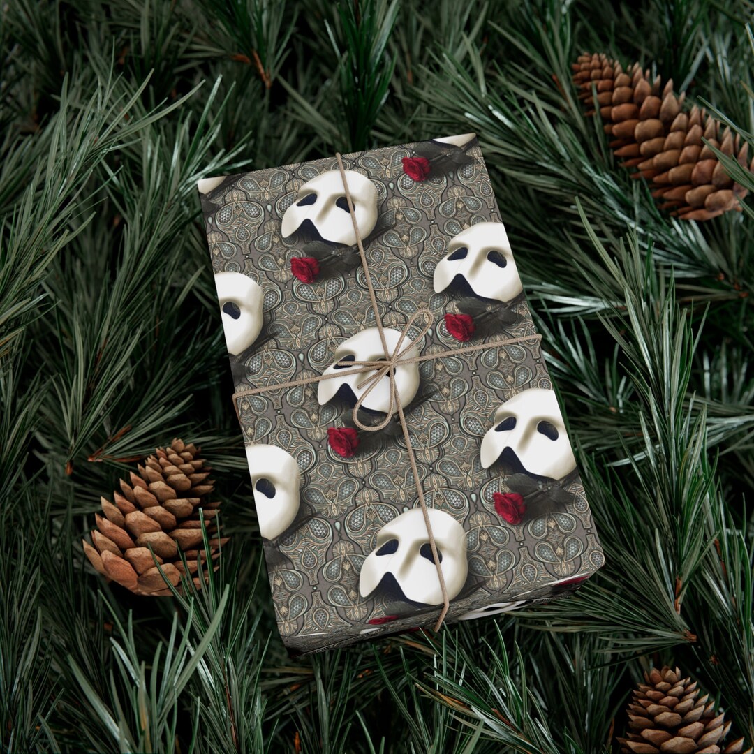 Managers Office Wrapping Paper With Mask the Phantom of the - Etsy