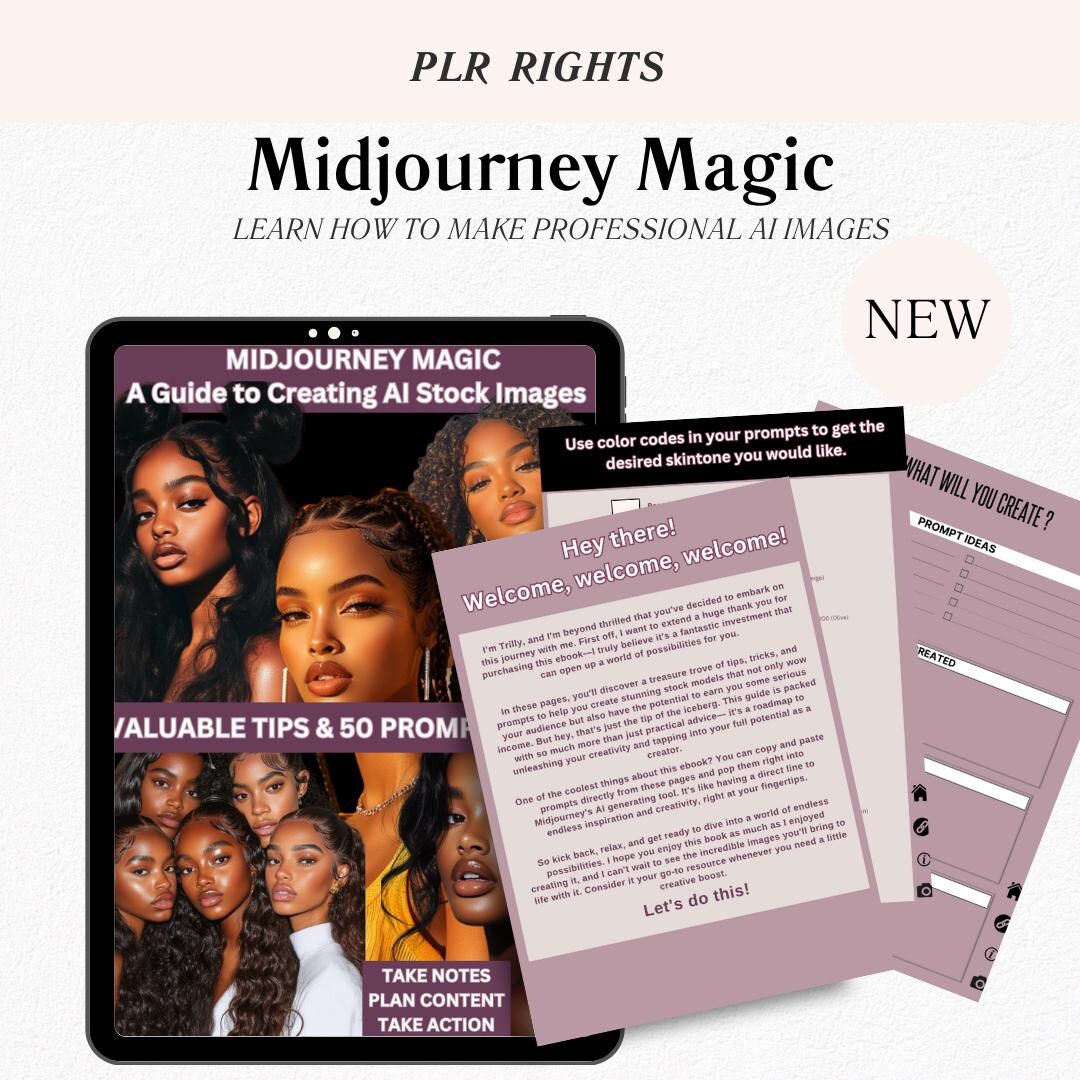 Midjourney Magic Prompt Guide | Learn AI Art Prompting | Passive Income ...