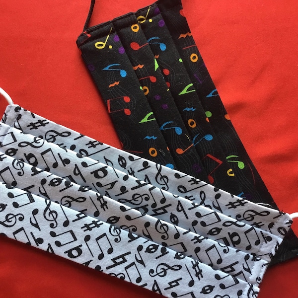 Music Face Mask - Etsy