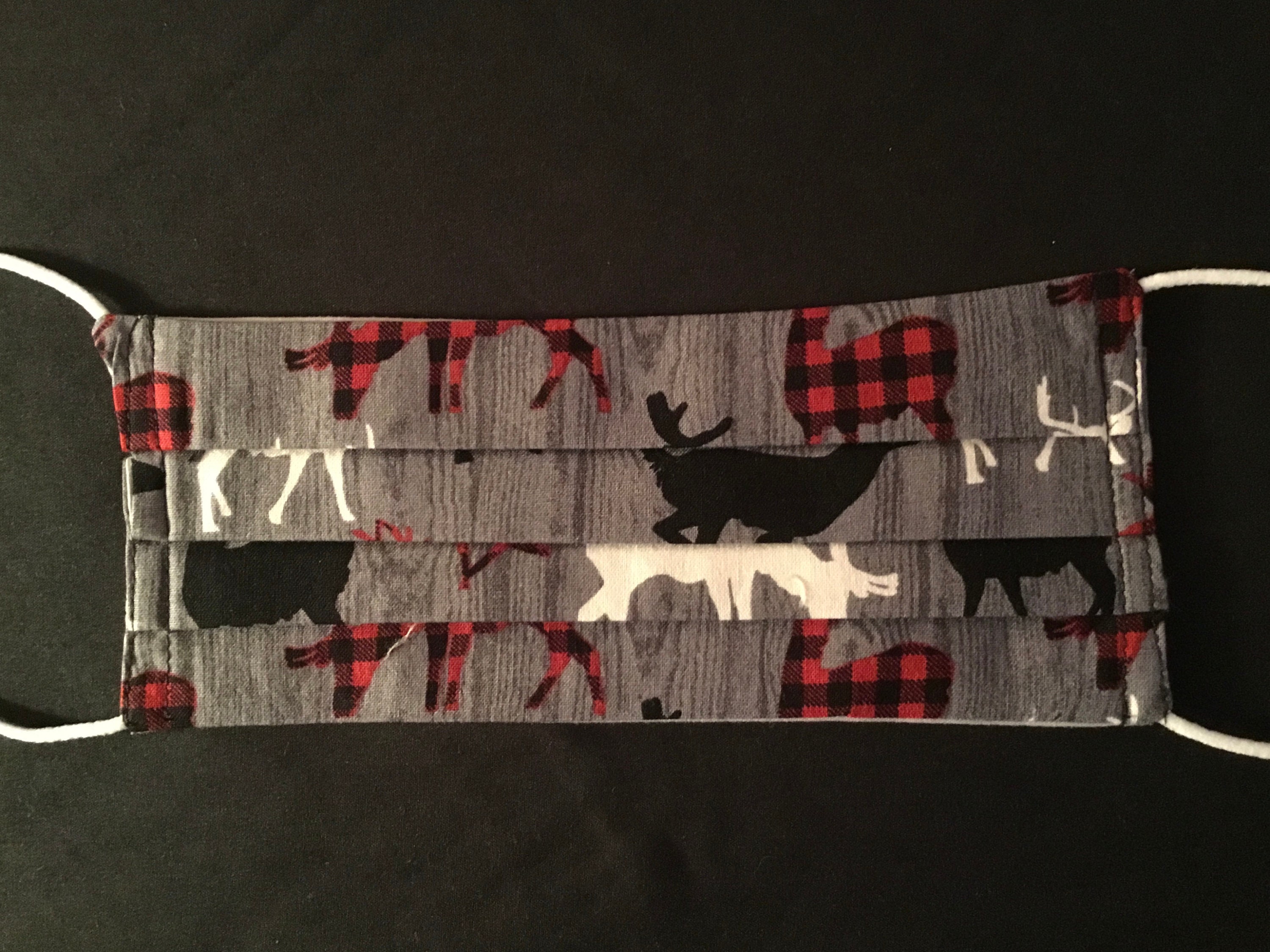 Deer Face Mask Kids and Adult Sizes 2 N 1 Mask Woodsie | Etsy