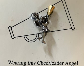 Cheerleader Angel Pin - Etsy