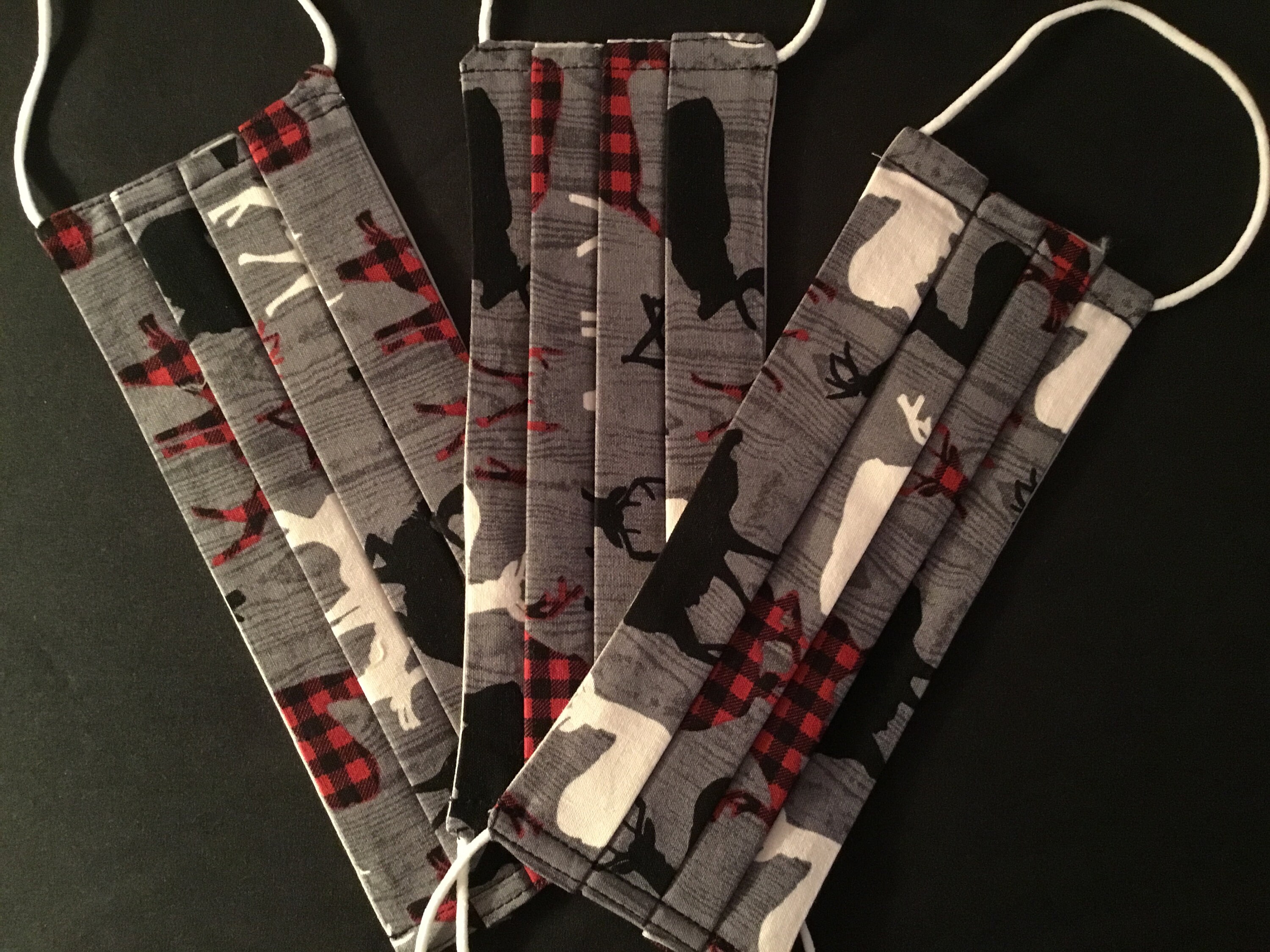 Deer Face Mask Kids and Adult Sizes 2 N 1 Mask Woodsie | Etsy