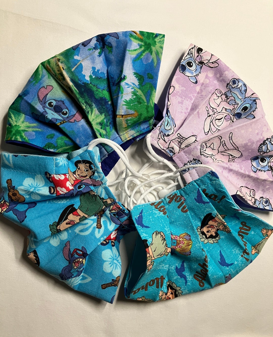 Stitch Face Mask Ohana Kids and Adult Face Mask 2 N 1 Ohana Washable ...