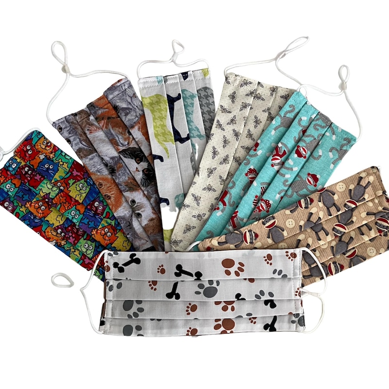 Cat Face Mask - Etsy