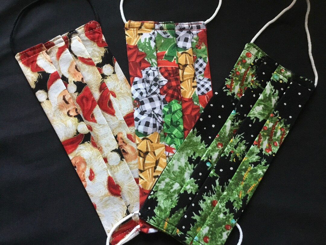 Holiday Face Mask Christmas Face Mask 2N 1 Washable Reversible Handmade ...