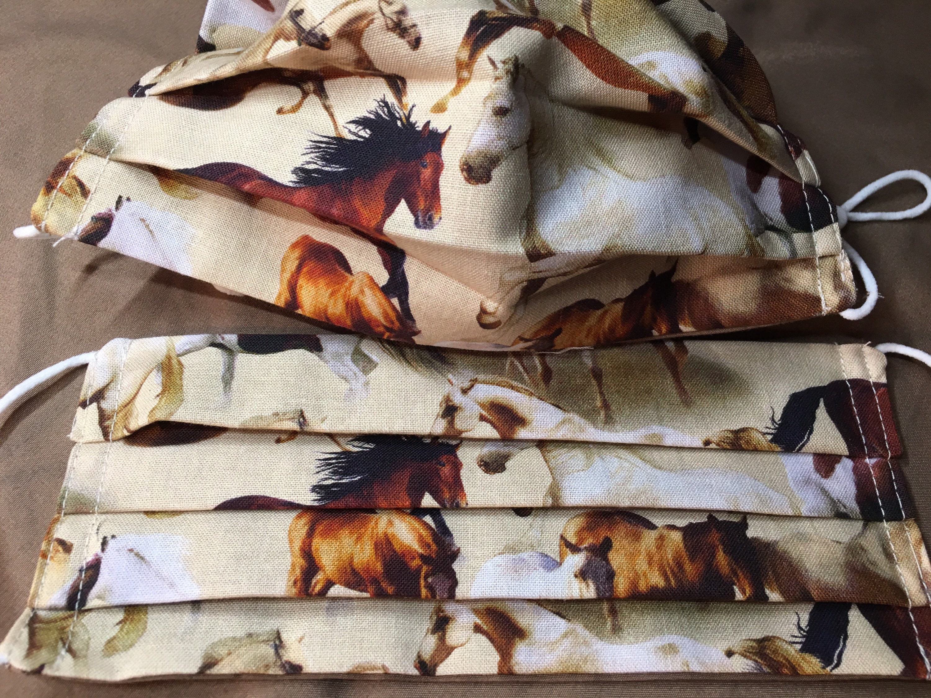 Horse Face Mask Equestrian Face Mask Double Layer 1st Layer | Etsy