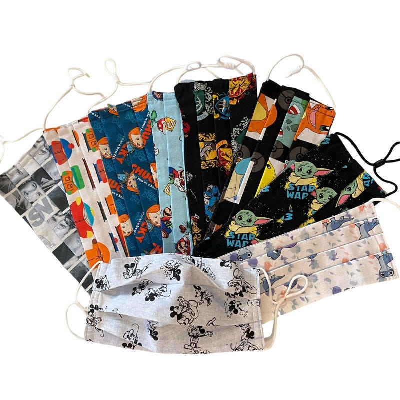 Anime Character Masks - Etsy