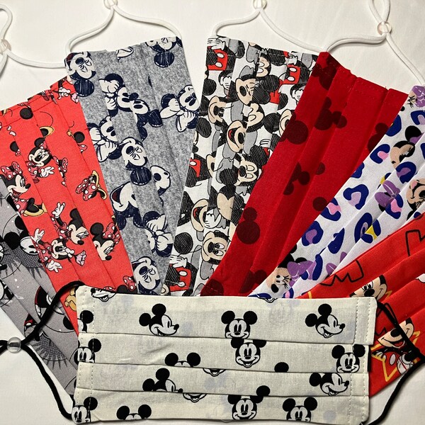 Minnie Mouse Face Mask - Etsy
