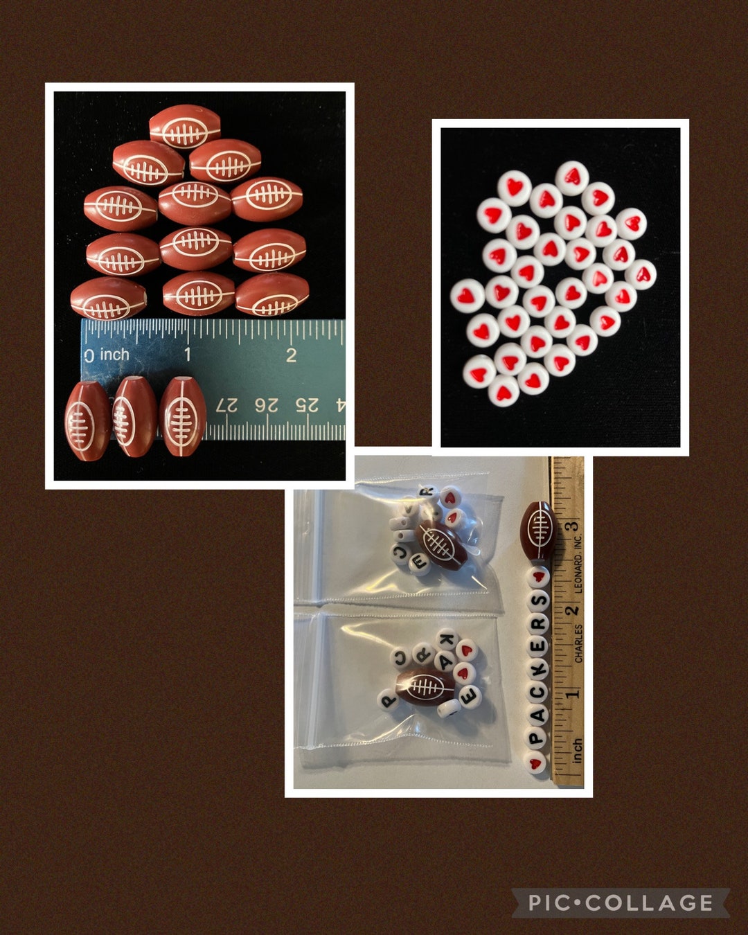 Packers DIY Beads~ Make Your Own Designs to Support the Packers With ...