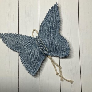 Upcycled Denim Bunny: Handmade Easter Basket Filler (10") - Etsy