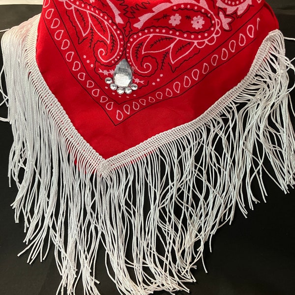 Fringe Bandanas - Etsy