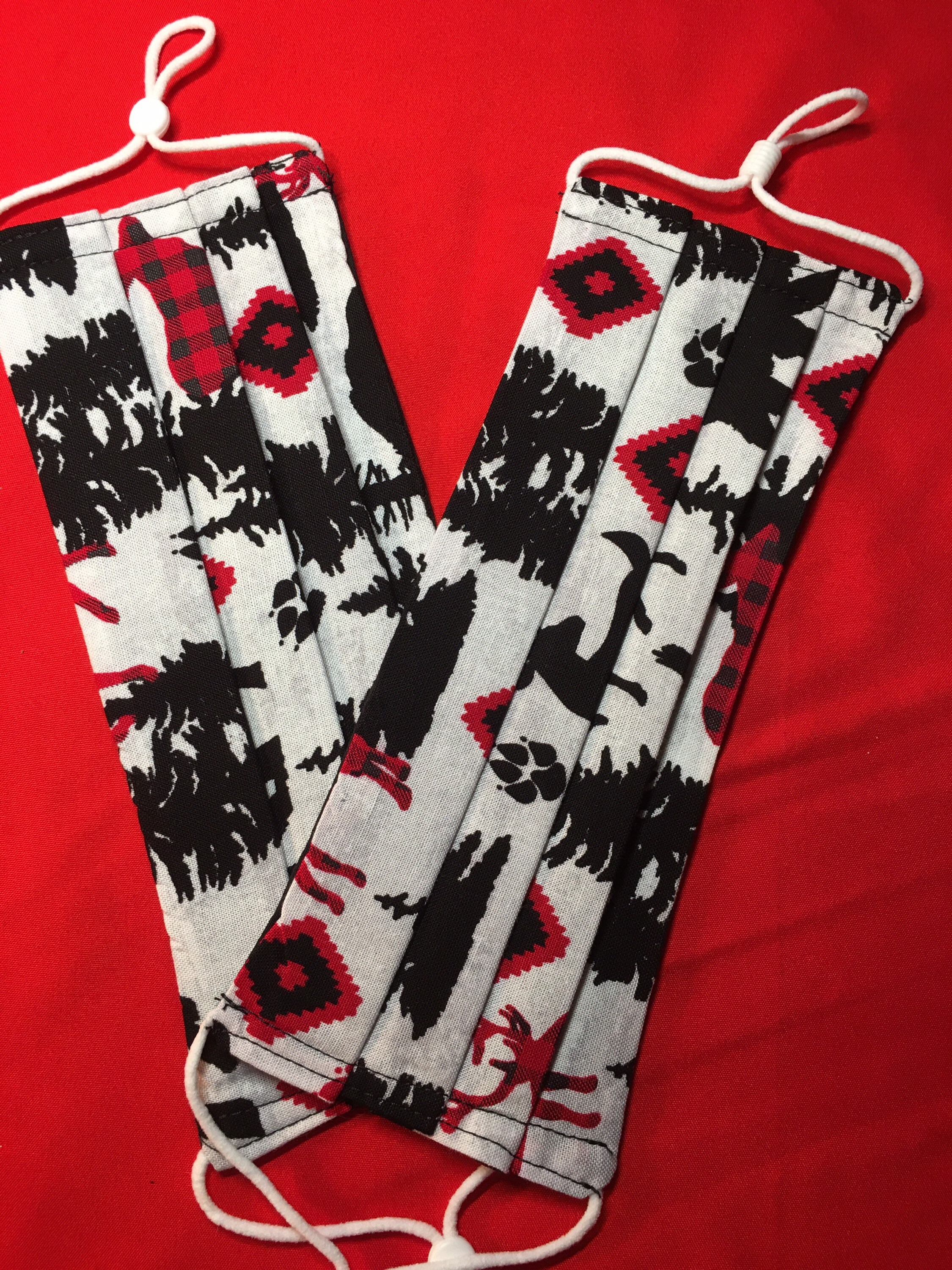 Deer Face Mask Kids and Adult Sizes 2 N 1 Mask Woodsie | Etsy