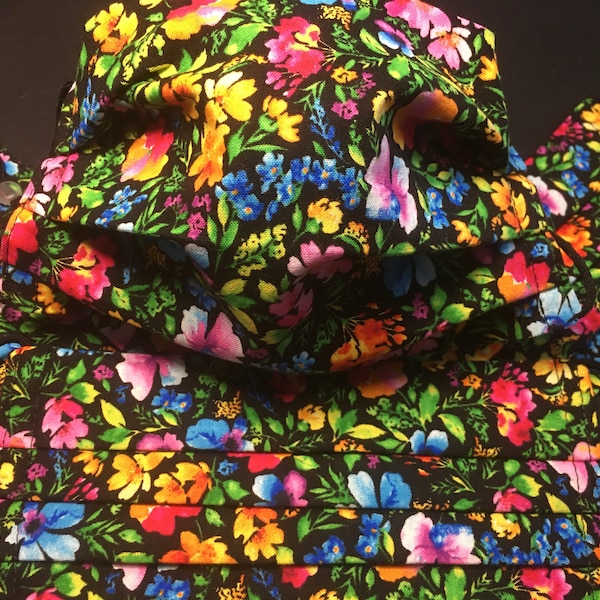 Floral Face Mask - Etsy