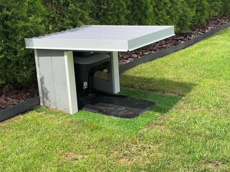 Robot Lawn Mower Shelter, Robotic Lawnmower Garage, Imow House With ...