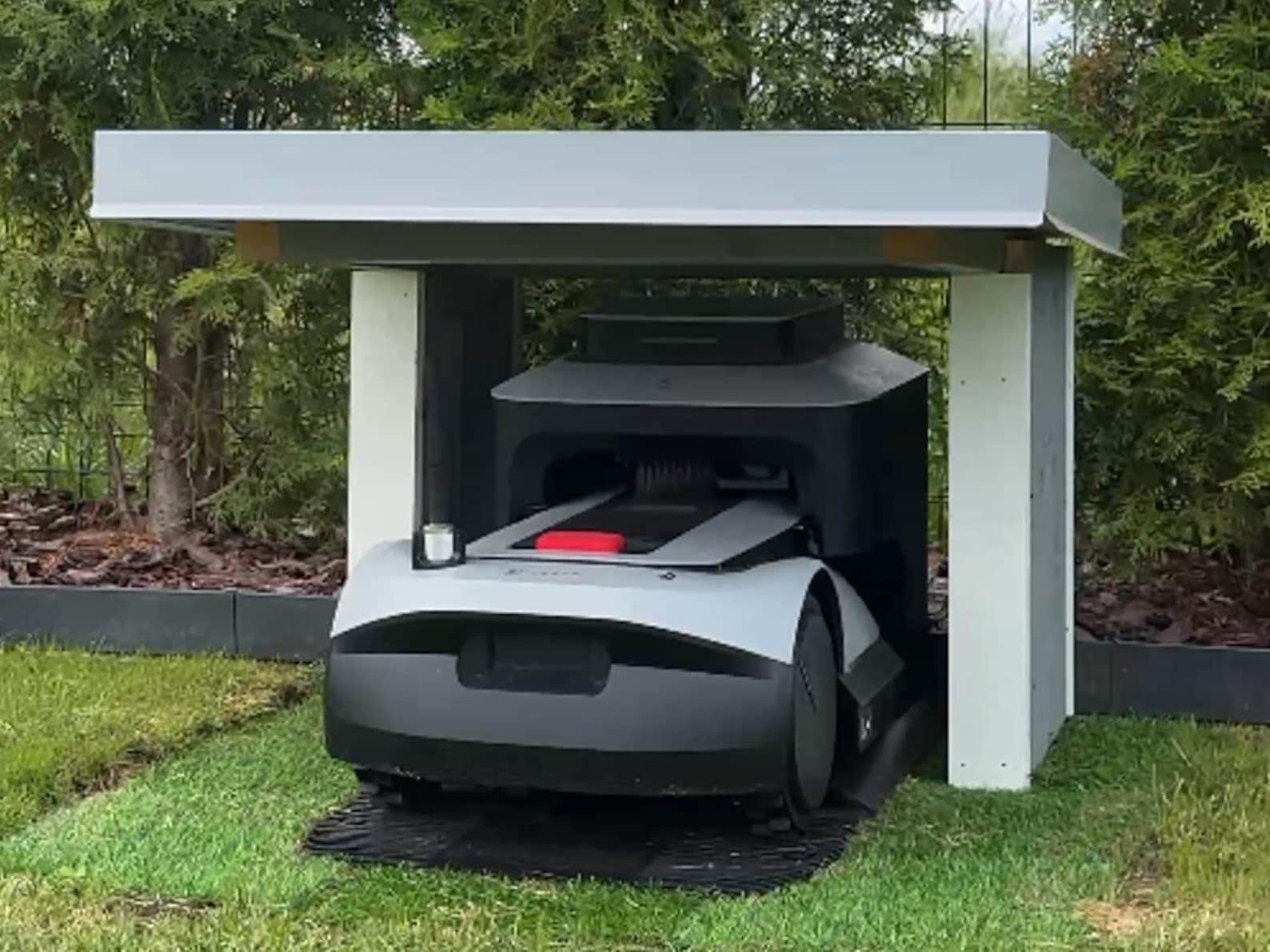 Robot Lawn Mower Shelter, Robotic Lawnmower Garage, Imow House With ...