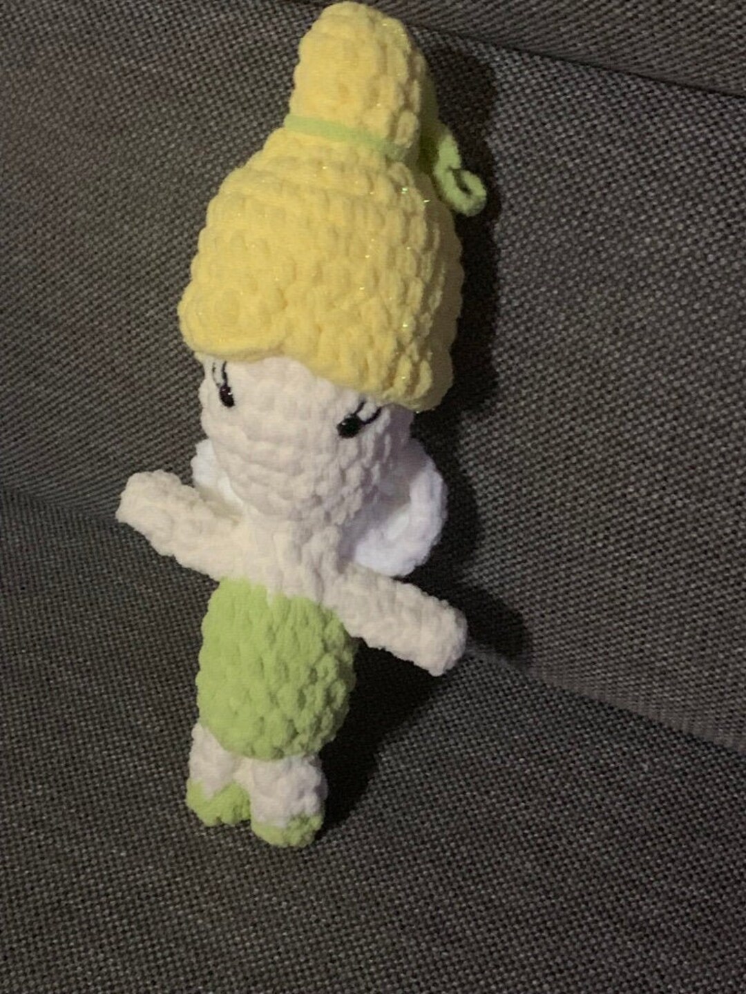 Tinkerbell Soft Chunky Crochet Plushie Amigurumi Fluffy Chubby Stuffed ...