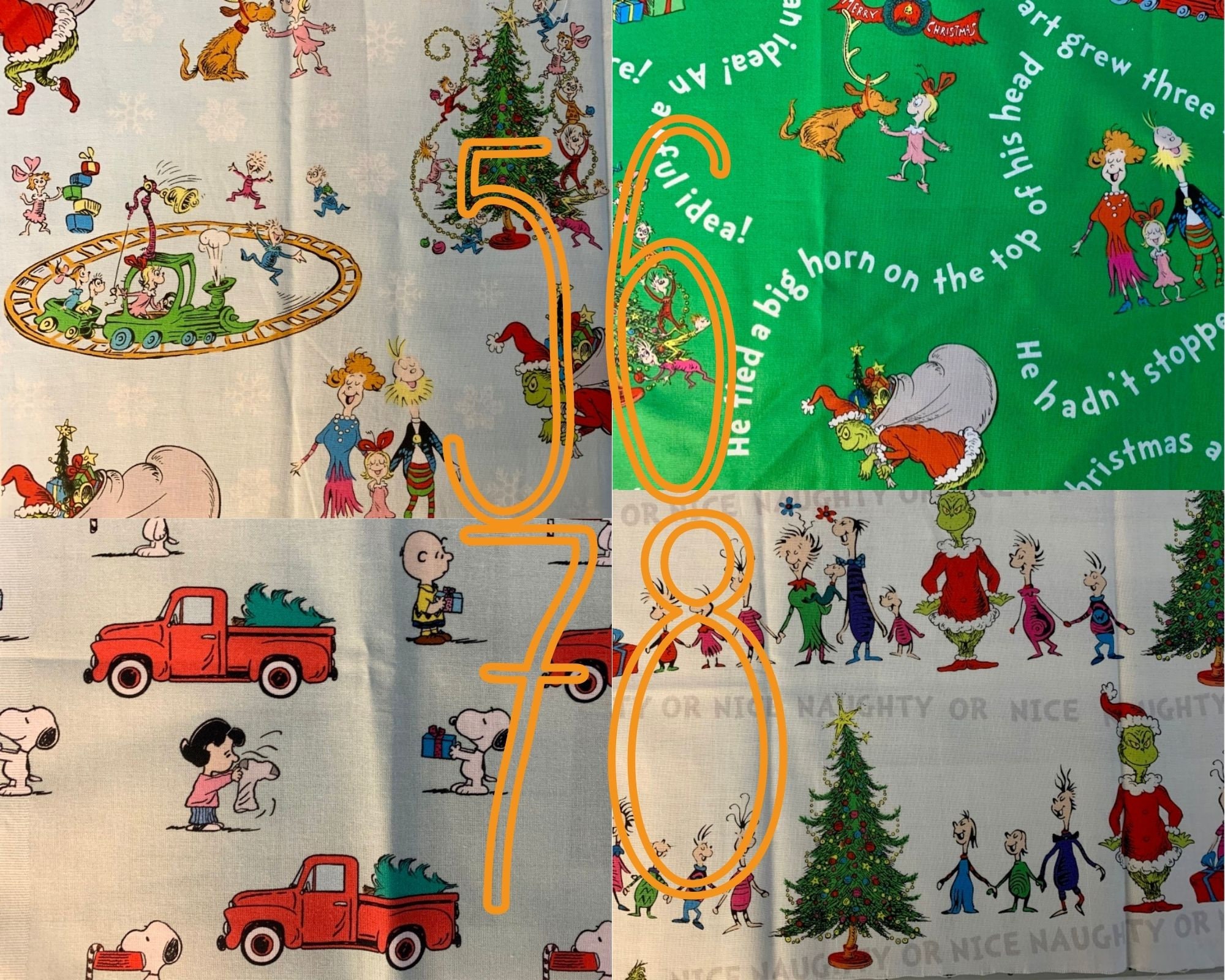 The Grinch Rudolph Charlie Brown Christmas Classic - Etsy