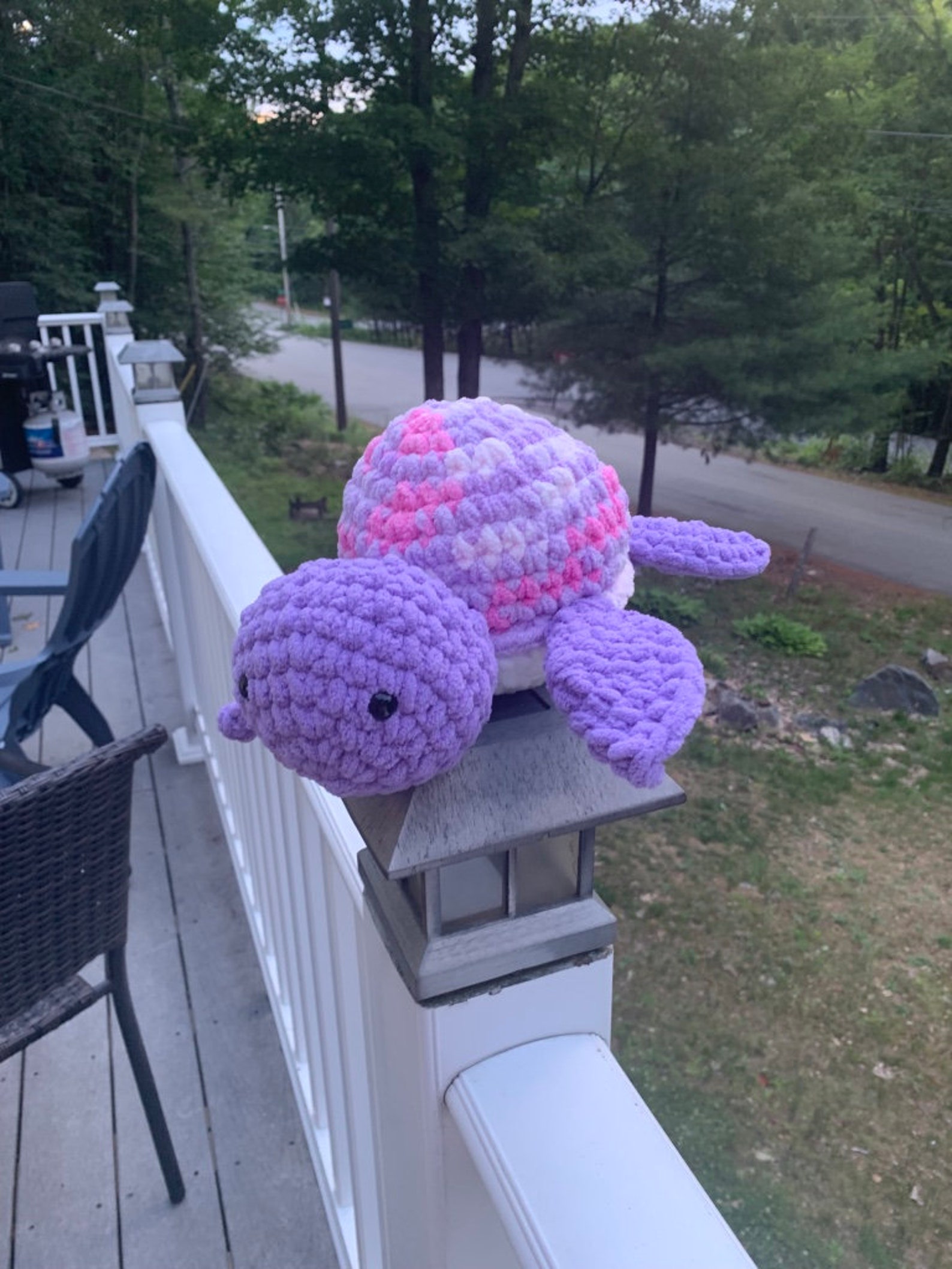 Soft Chunky Crochet Purple and Pink Turtle Plushie Amigurumi | Etsy