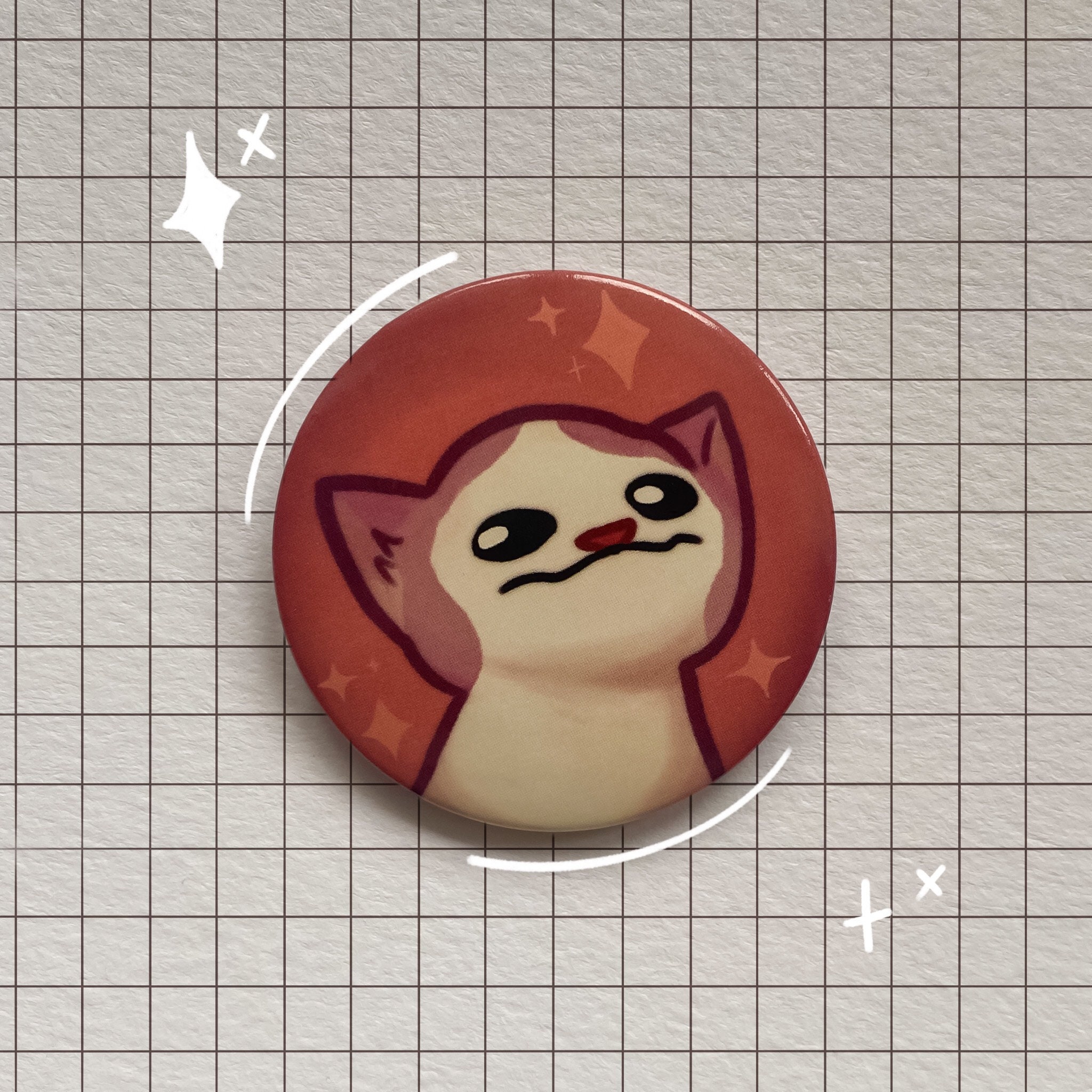 Pop Cat Meme Matching Button Set - Etsy