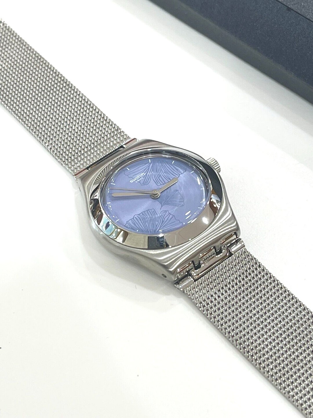 SWATCH Ciel Azul YLS231M Silver Stainless Steel Bracelet Brand - Etsy