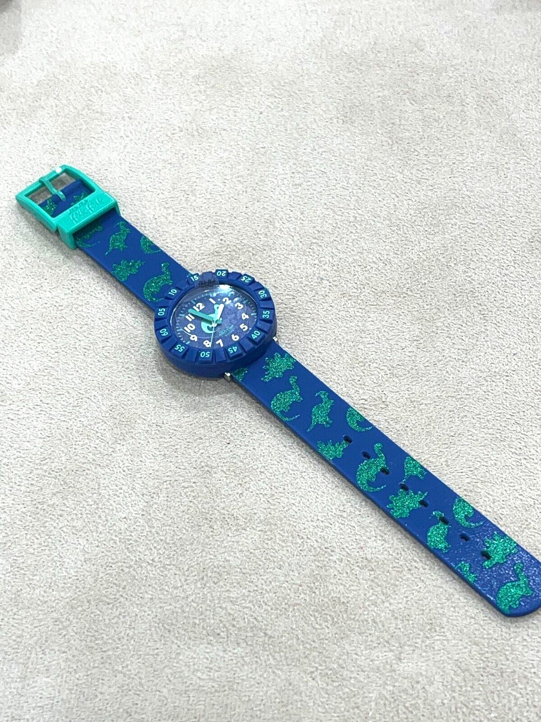 FLIK FLAK Kids' Watch Blue Dial, Rubber Strap 3 ATM Water Resistance - Etsy