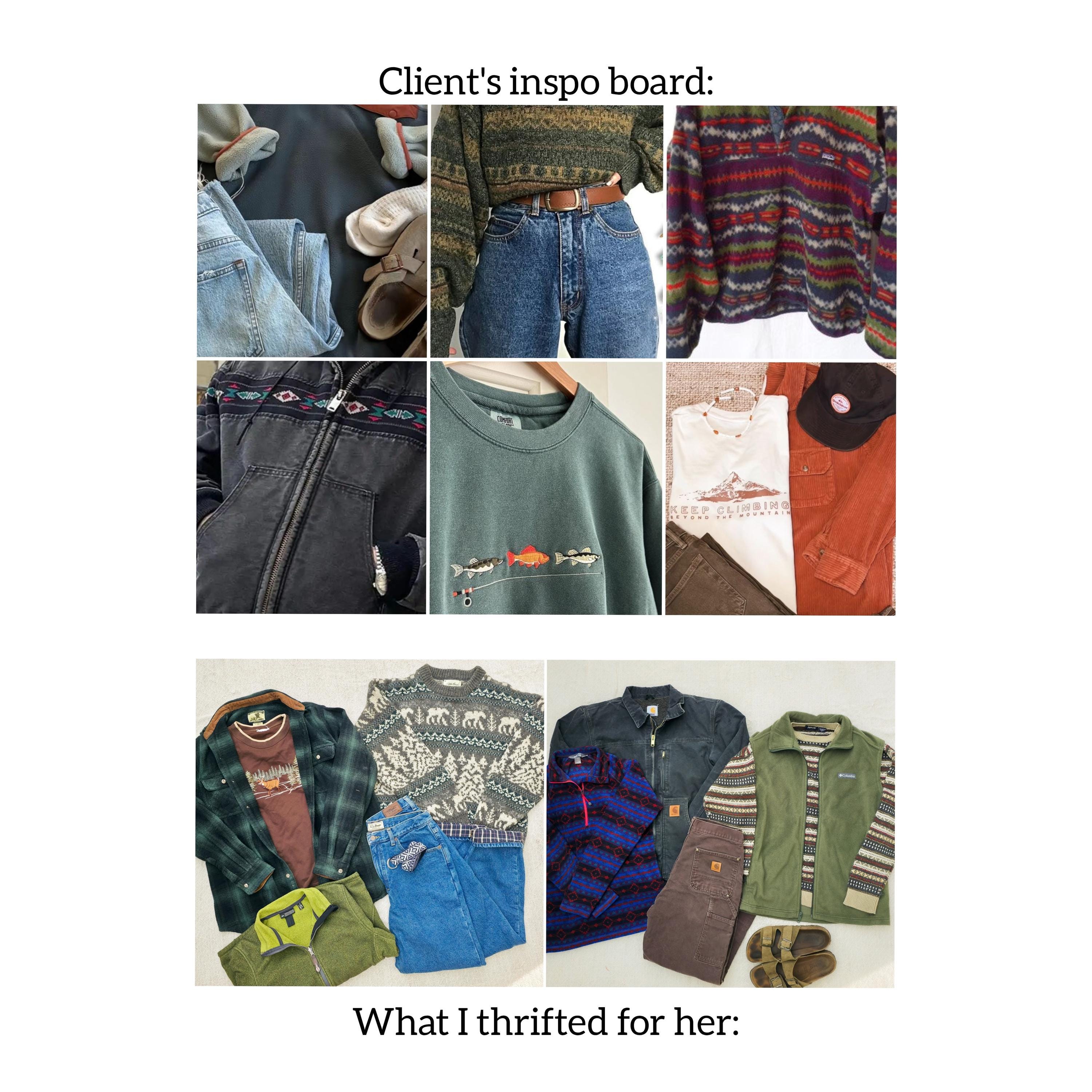 Personalized Thrifted Clothing Style Bundle - Etsy