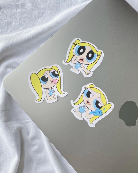 Powerpuff Girl Stickers Collection: Bubbles Stickers | Etsy