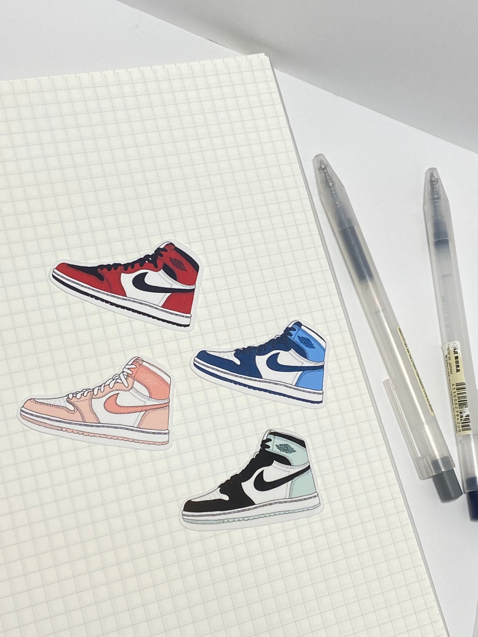 Super Adorable Air Jordan 1 Stickers // Vintage Stickers - Etsy