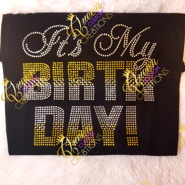 Bling Birthday Shirts For Women Etsy