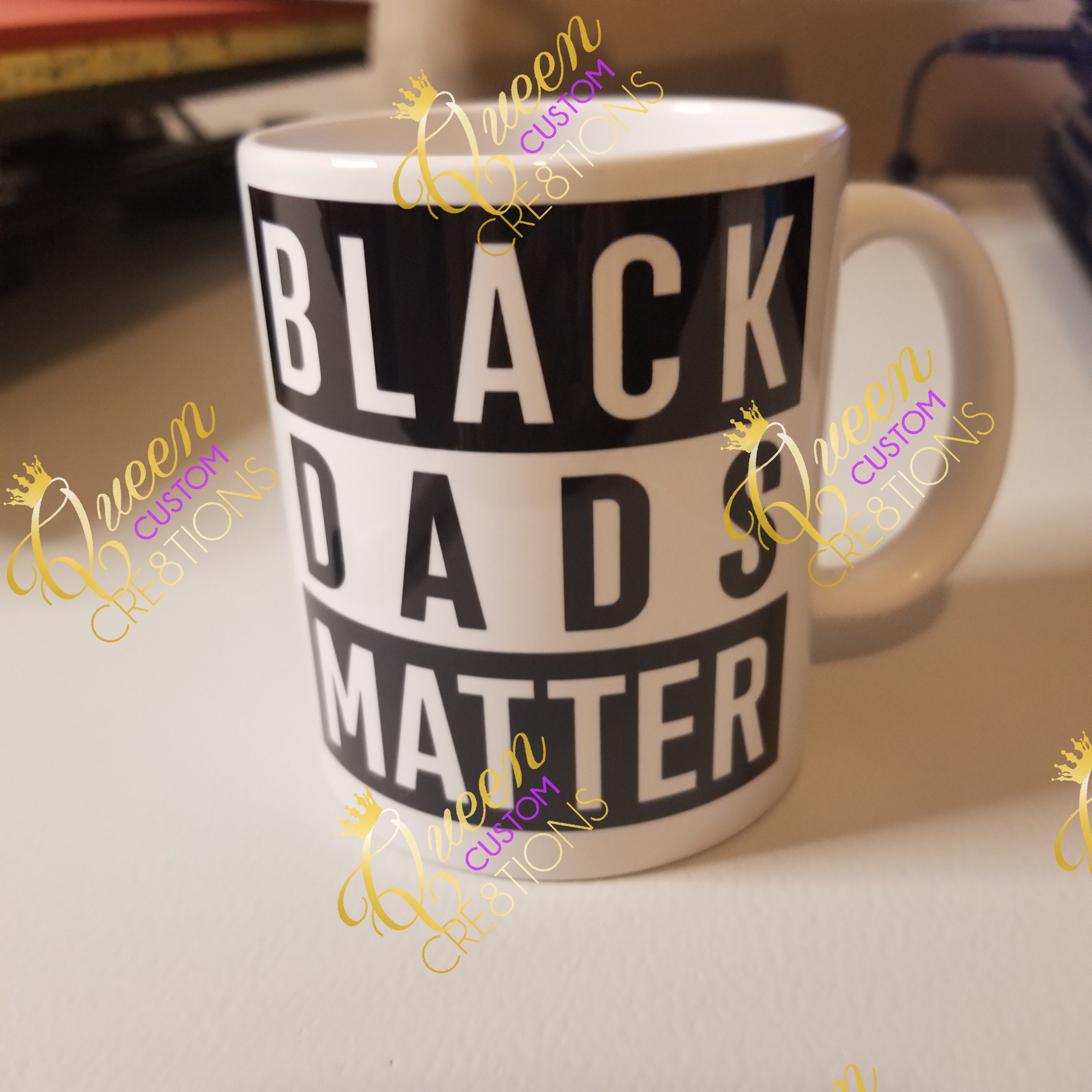 Black Dads Matter Coffee Mug Black Father Father's Day - Etsy