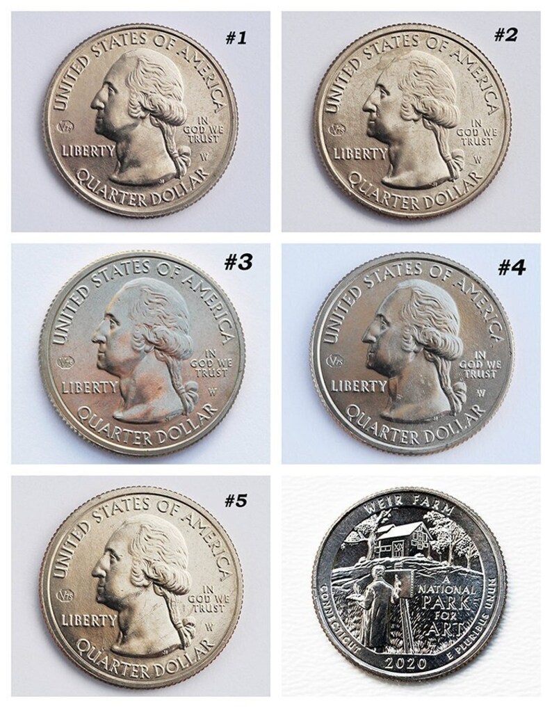 V75 Weir Farm Collectible Quarter - Etsy