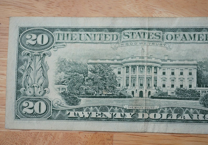 Vintage billete de 20 dólares serie 1993 - Etsy México