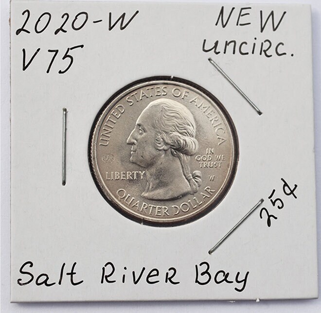 V75 Salt River Bay Collectible Quarter - Etsy
