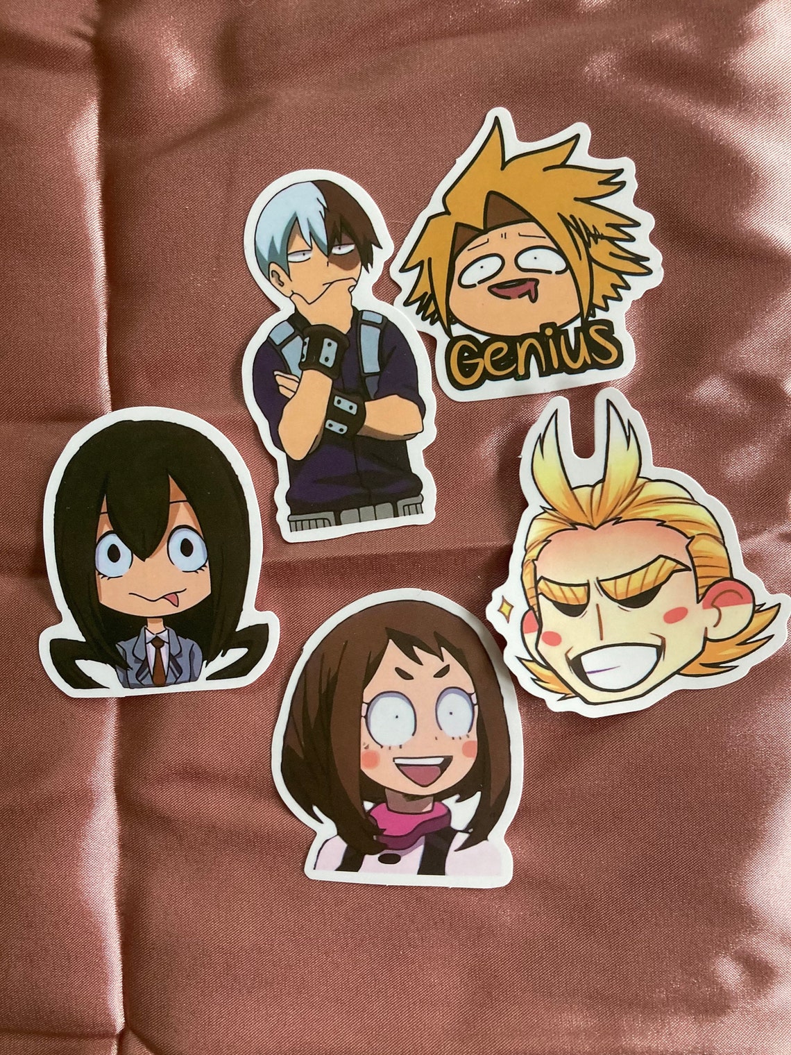 MHA BNHA assorted sticker packs Hero villain LOV class 1A | Etsy