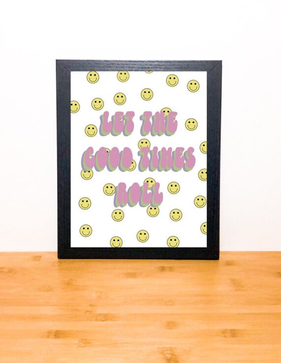 Let the Good Times Roll Printable Poster/ Binder Cover - Etsy