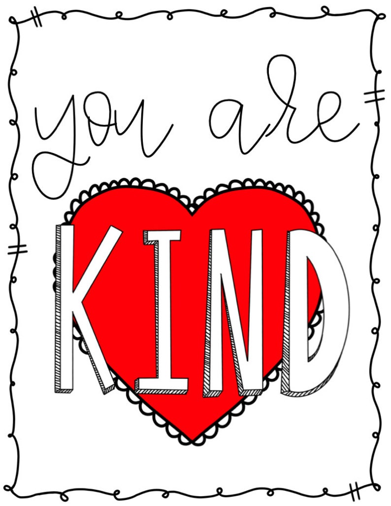 You Are Kind Poster - Etsy