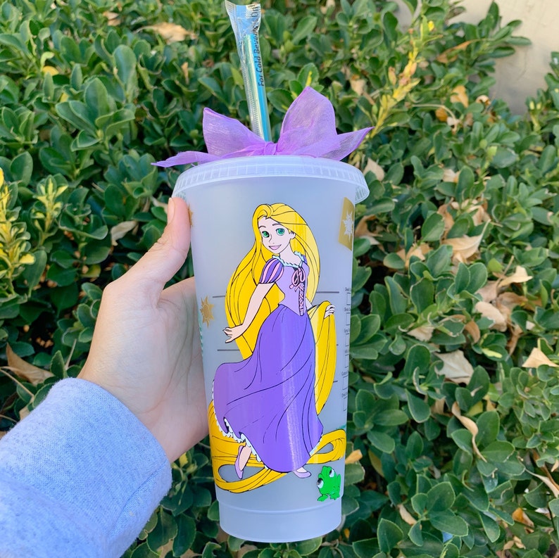 Rapunzel Starbucks Cup Tangled Disney Starbucks Cup | Etsy