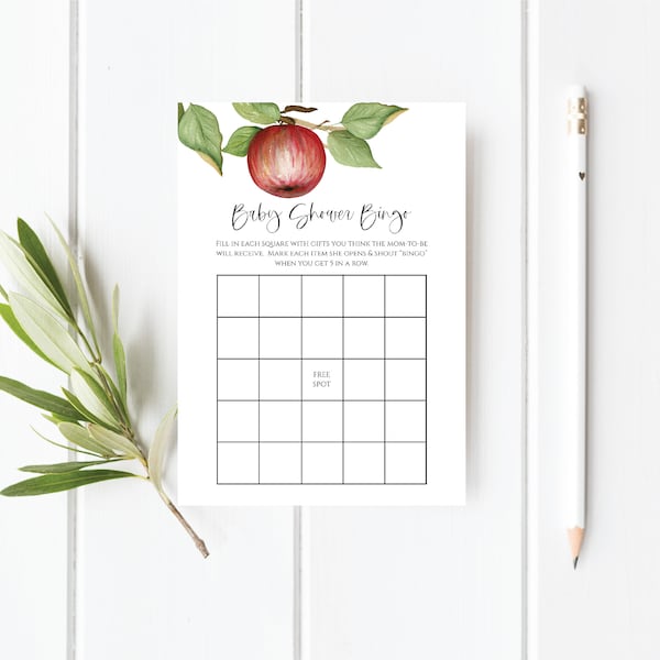 Baby Shower Bingo - Etsy