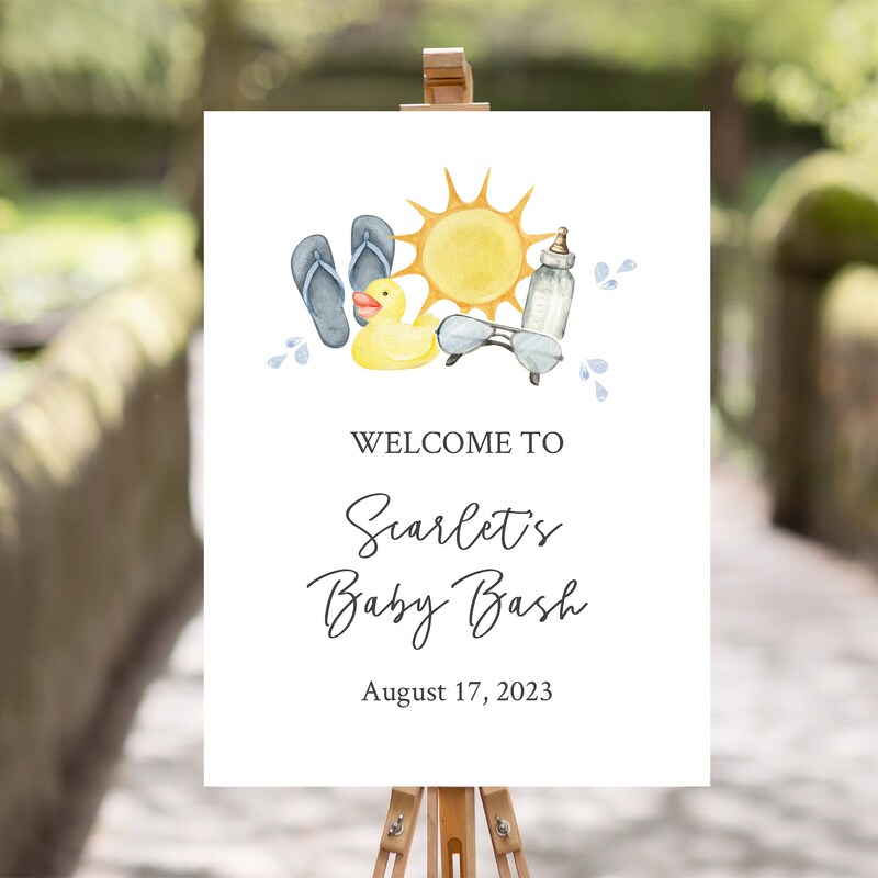 Pool Baby Shower - Etsy