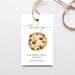 Chocolate Chip Cookie Favor Tag | Sweet Treat Thank You Tag | Printable ...