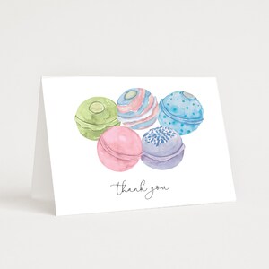 Bath Bomb Birthday Party Thank You Card | Girl Bath Bomb Birthday Party ...
