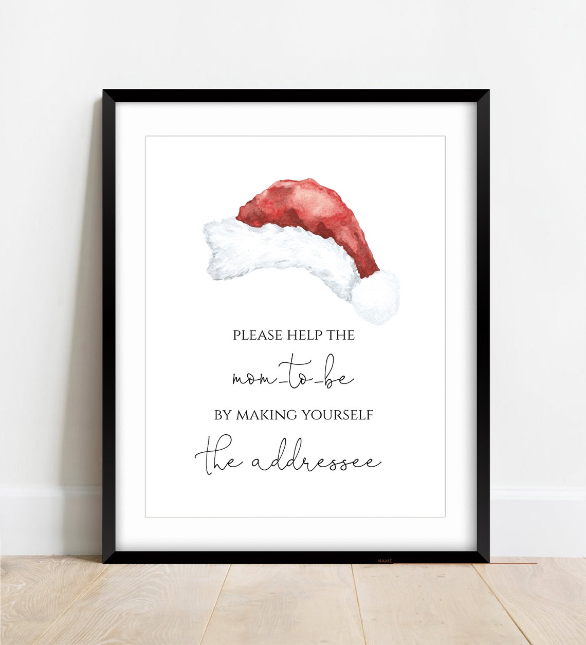 Santa Address an Envelope Table Sign Santa Table Sign - Etsy