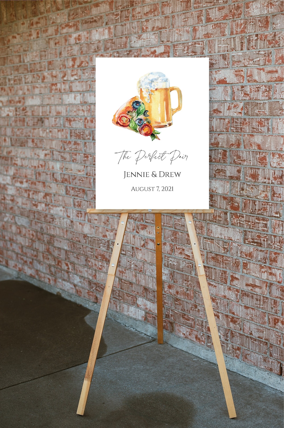 Engagement Party Welcome Sign | the Perfect Pair Rehearsal Dinner ...