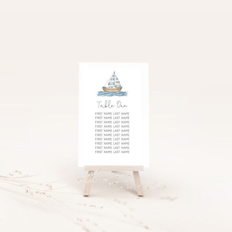 Nautical Table Numbers - Etsy